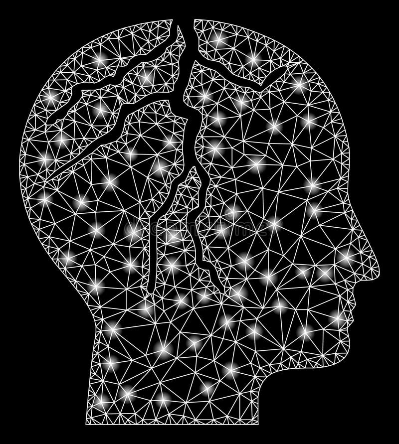 Flare Mesh 2D Brain Cancer with Flash Spots Stock Vector - Illustration ... Flare Mesh 2D Brain Cancer with Flash Spots Stock Vector - Illustration ...