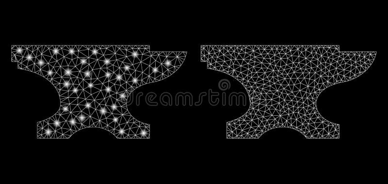 Flare Mesh 2D Forge with Flare Spots Stock Vector - Illustration of ...