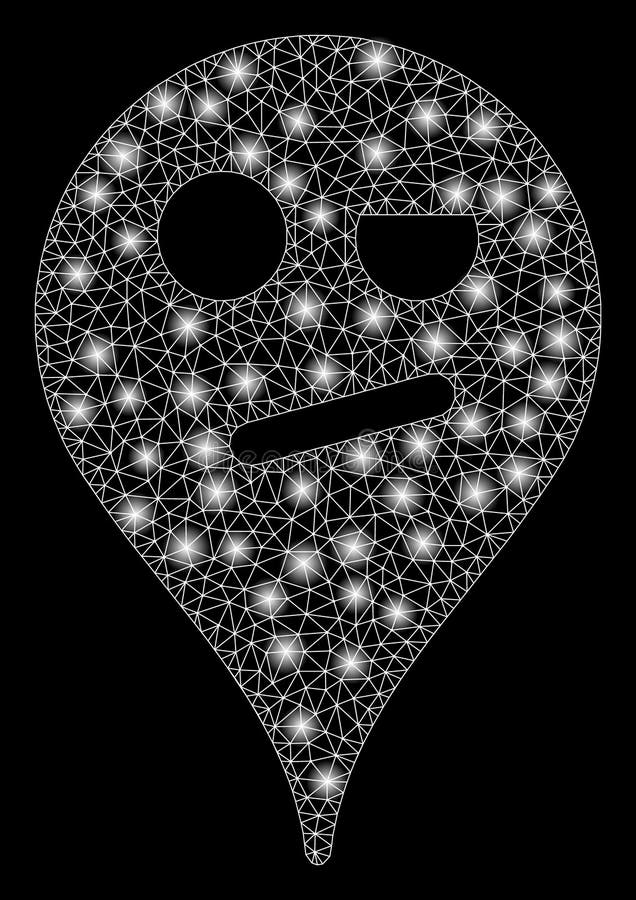 Flare Mesh 2D Infidelity Smiley Map Marker with Flare Spots Stock ... Flare Mesh 2D Infidelity Smiley Map Marker with Flare Spots Stock ...