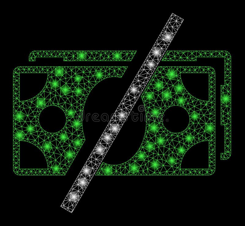 Flare Mesh 2D No Fees with Flare Spots Stock Illustration ...