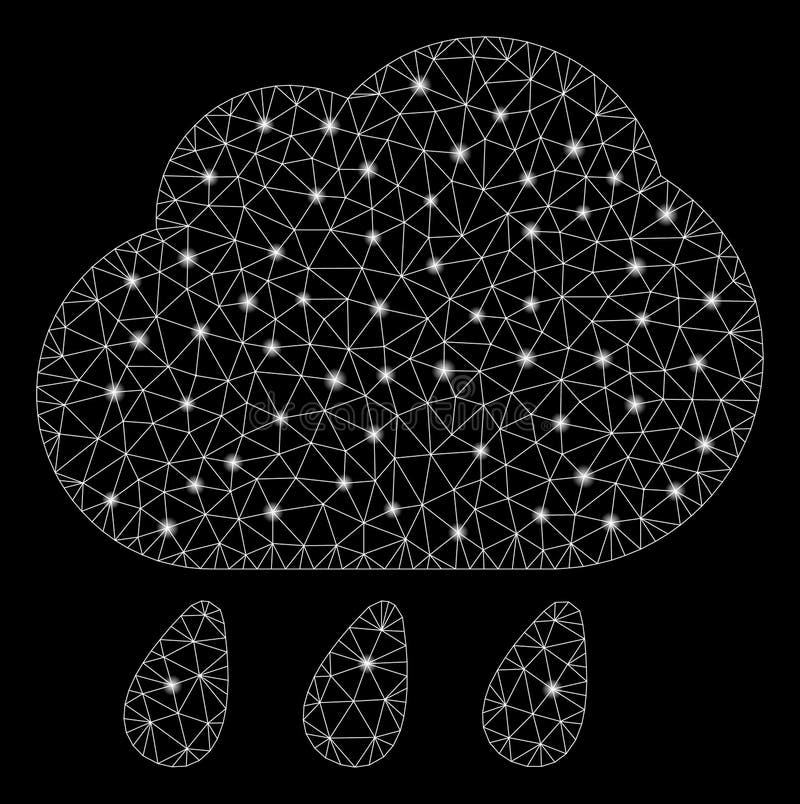 Flare Mesh 2D Rain with Flare Spots Stock Vector - Illustration of ...