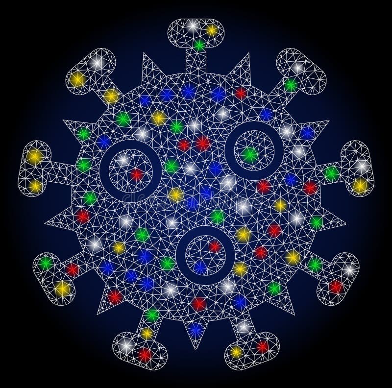 Flare Mesh 2D SARS Virus V3 with Color Flash Spots Stock Illustration ... Flare Mesh 2D SARS Virus V3 with Color Flash Spots Stock Illustration ...