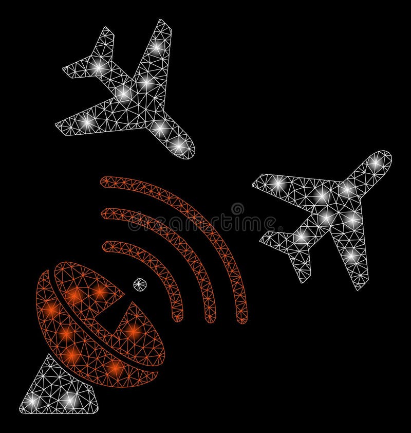 Flight Radar Vector Mesh Stock Illustrations – 18 Flight Radar Vector ...