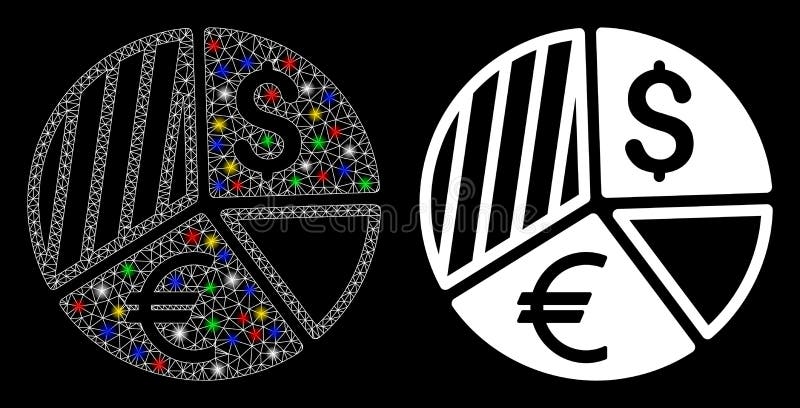 Flare Mesh Network Currency Pie Chart Icon with Flare Spots Stock ... Flare Mesh Network Currency Pie Chart Icon with Flare Spots Stock ...
