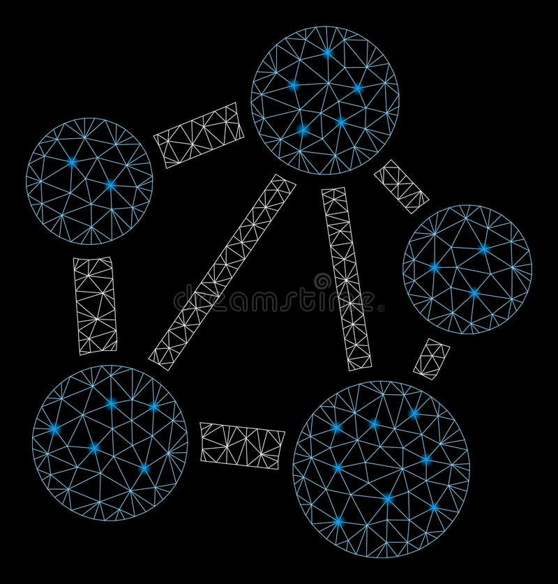 Flare Mesh Network with Flare Spots Stock Vector - Illustration of ... Flare Mesh Network with Flare Spots Stock Vector - Illustration of ...