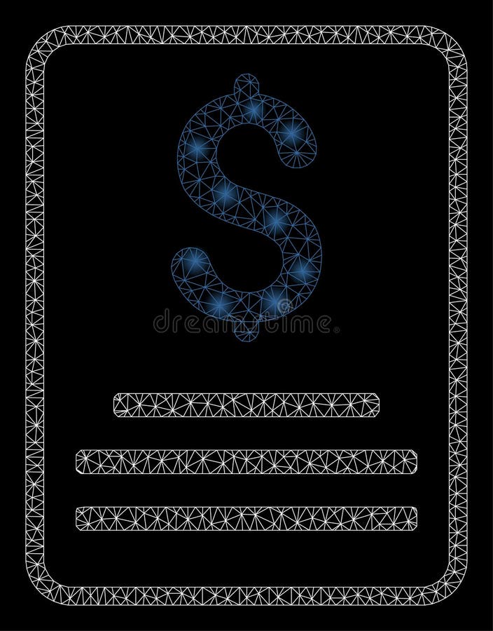 Flare Mesh Network Invoice Budget with Flare Spots Stock Vector ... Flare Mesh Network Invoice Budget with Flare Spots Stock Vector ...
