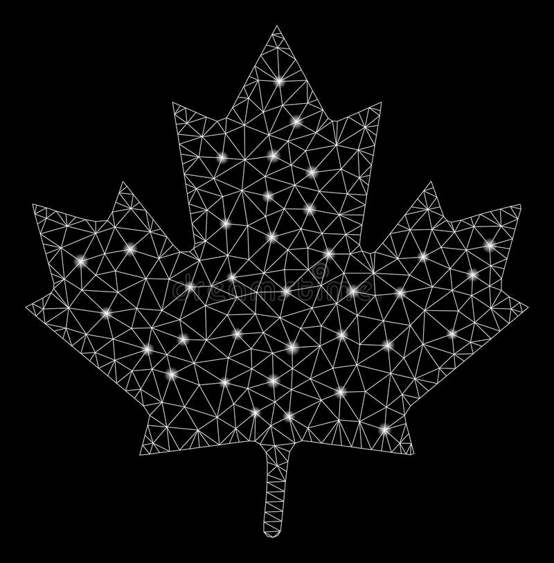 Maple Leaf Wireframe Stock Illustrations – 56 Maple Leaf Wireframe ...