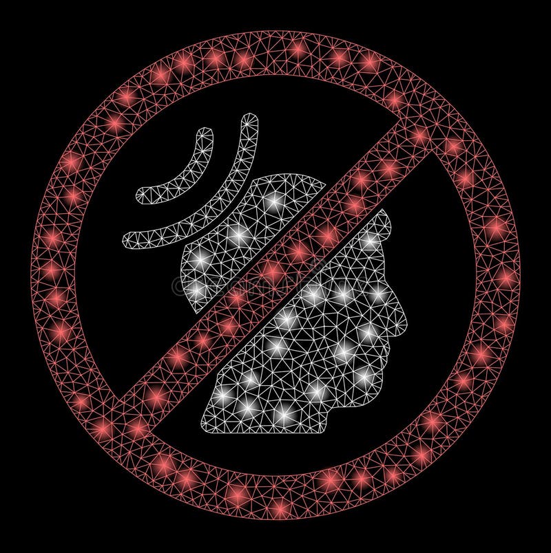 Flare Mesh Network No Telepathy Waves with Flare Spots Stock ...