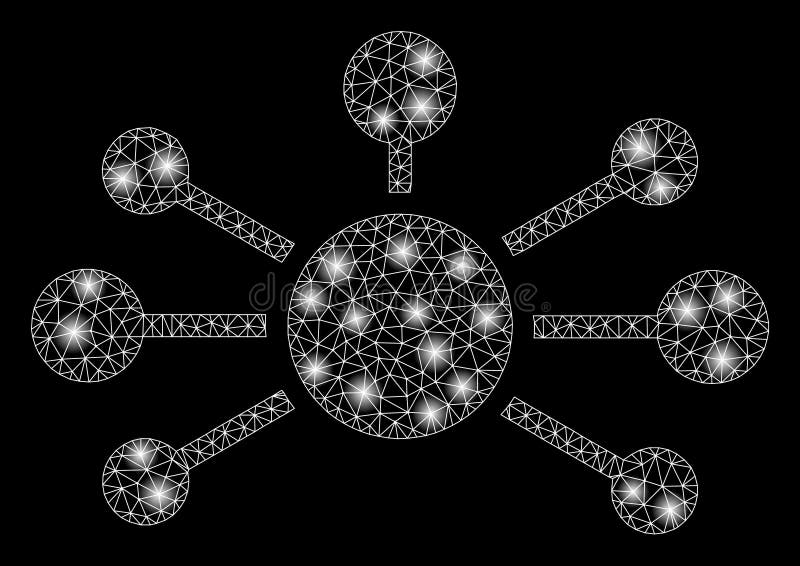 Flare Mesh Network Relation Links with Flare Spots Stock Vector ... Flare Mesh Network Relation Links with Flare Spots Stock Vector ...