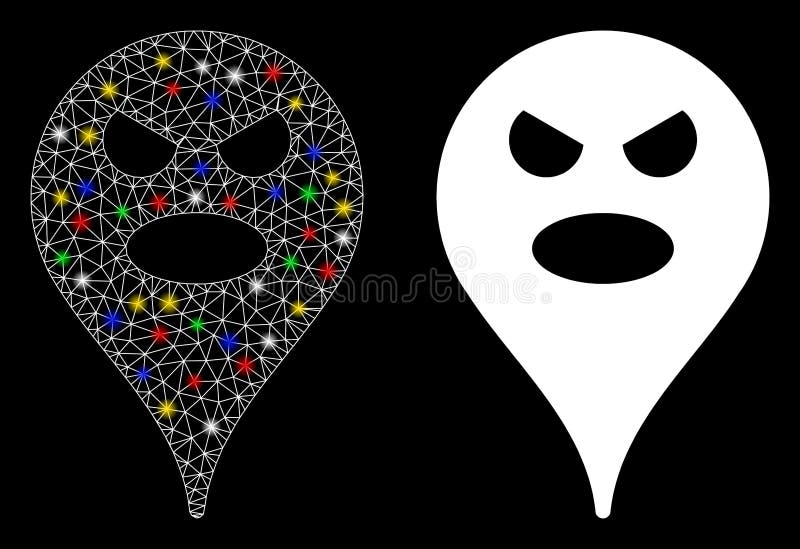 Flare Mesh Network Scream Smiley Map Marker Icon with Flare Spots Stock ... Flare Mesh Network Scream Smiley Map Marker Icon with Flare Spots Stock ...