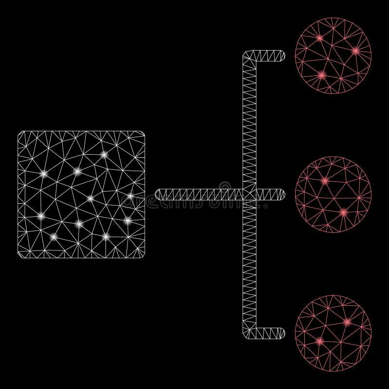 Flare Mesh Network Structure Diagram with Flare Spots Stock Vector ... Flare Mesh Network Structure Diagram with Flare Spots Stock Vector ...