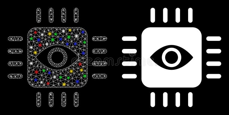 Network Bionic Eye Processor Stock Illustrations – 44 Network Bionic ...