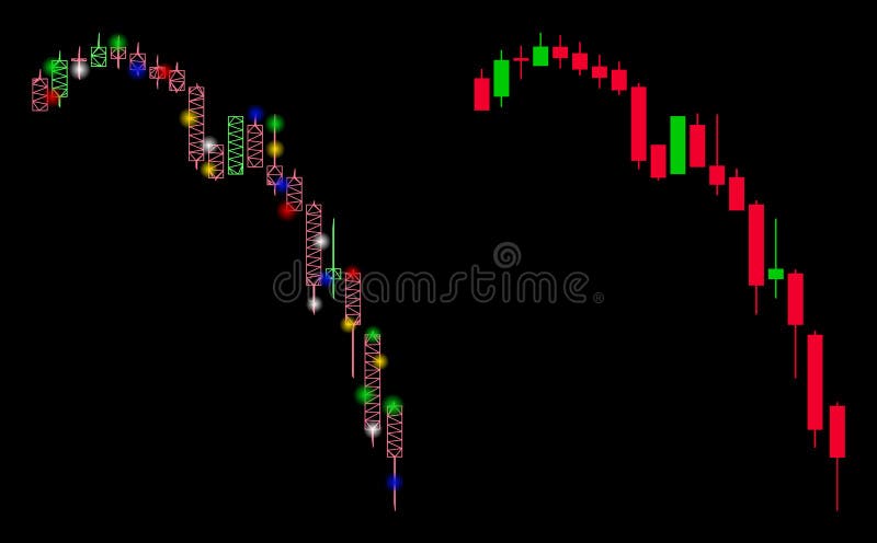 Candlestick Falling Acceleration Chart Mosaic Icon of Circle Dots Stock ... Candlestick Falling Acceleration Chart Mosaic Icon of Circle Dots Stock ...