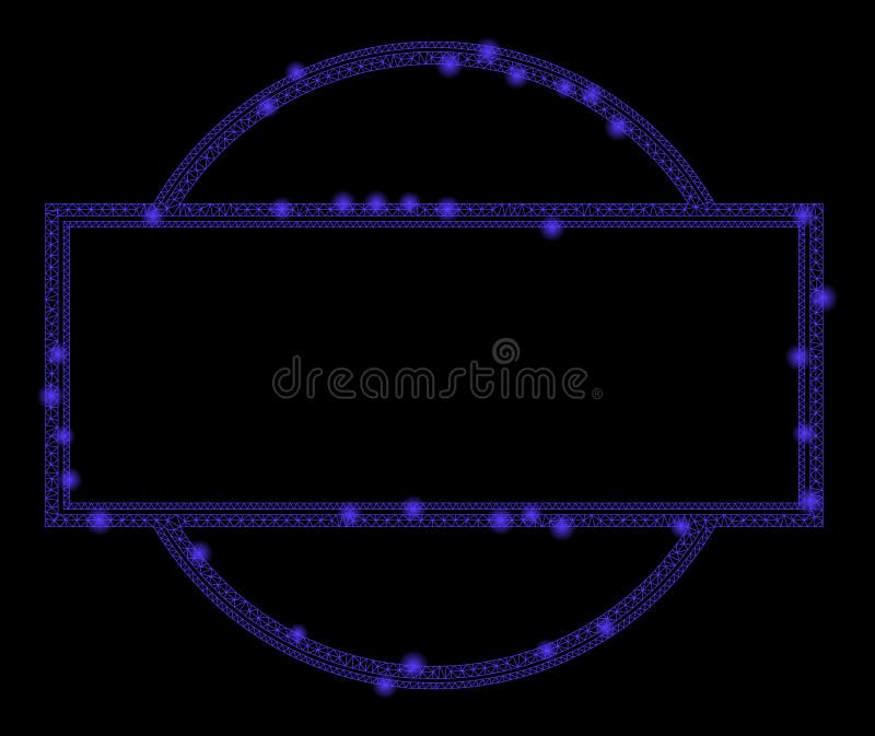 Flare Mesh Wire Frame Double Round and Rectangle Frame with Flare Spots ... Flare Mesh Wire Frame Double Round and Rectangle Frame with Flare Spots ...