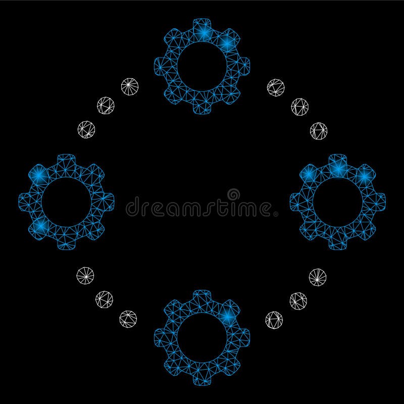 Flare Mesh Wire Frame Gear Virtual Connection with Flare Spots Stock ... Flare Mesh Wire Frame Gear Virtual Connection with Flare Spots Stock ...