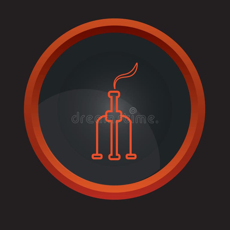 Flare Tower. Vector Illustration Decorative Design Stock Vector ...