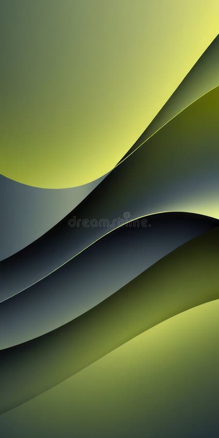 Flared Shapes in Olive and Grey Stock Photo - Image of design ...