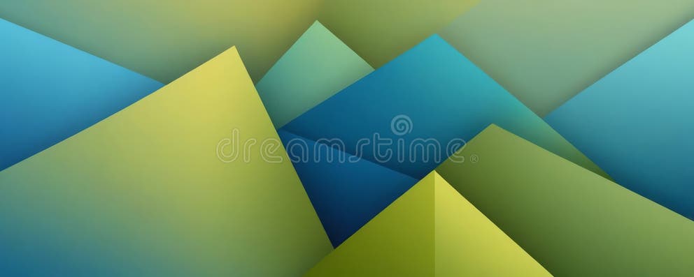 Flared Shapes in Olive Sky-blue Stock Photo - Image of design, flared ...