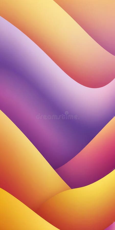 Flared Shapes in Yellow and Lavender Stock Photo - Image of wallpaper ...