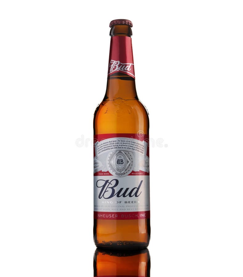 Flasche Amerikaner-Budweiser-Lager-Bier Redaktionelles Foto - Bild von ...