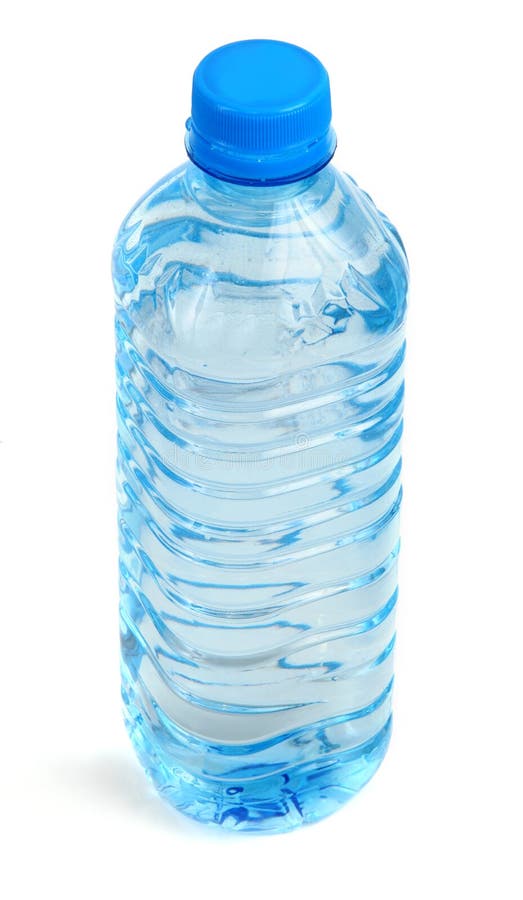 Flasche voll Wasser stockbild. Bild von flasche, makro - 124464617