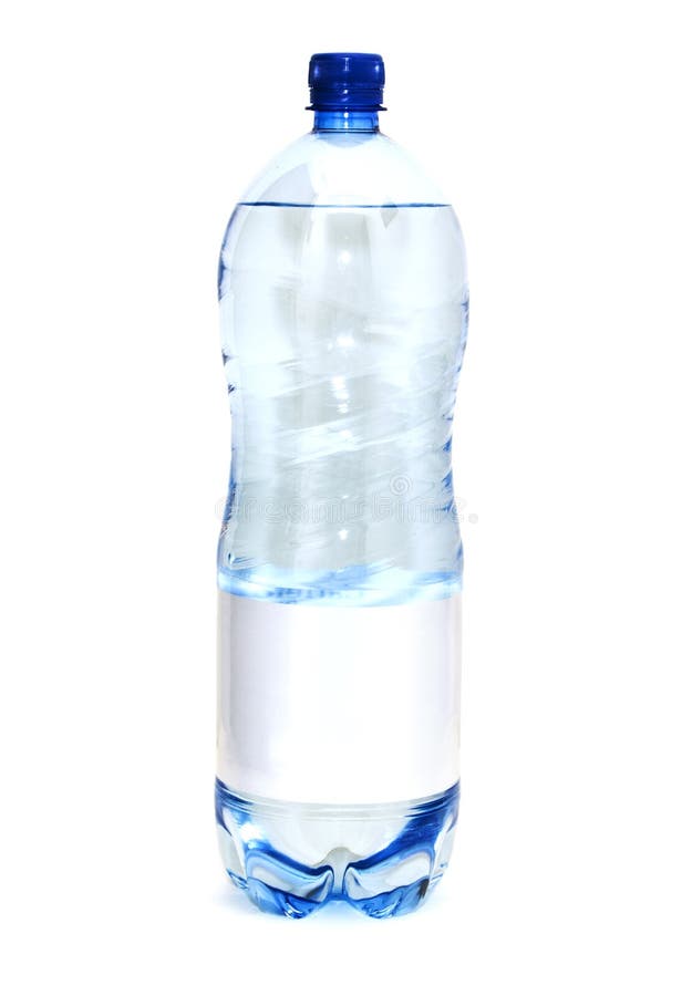 Flasche Wasser stockbild. Bild von isolat, gefüllt, hydrat - 28065351