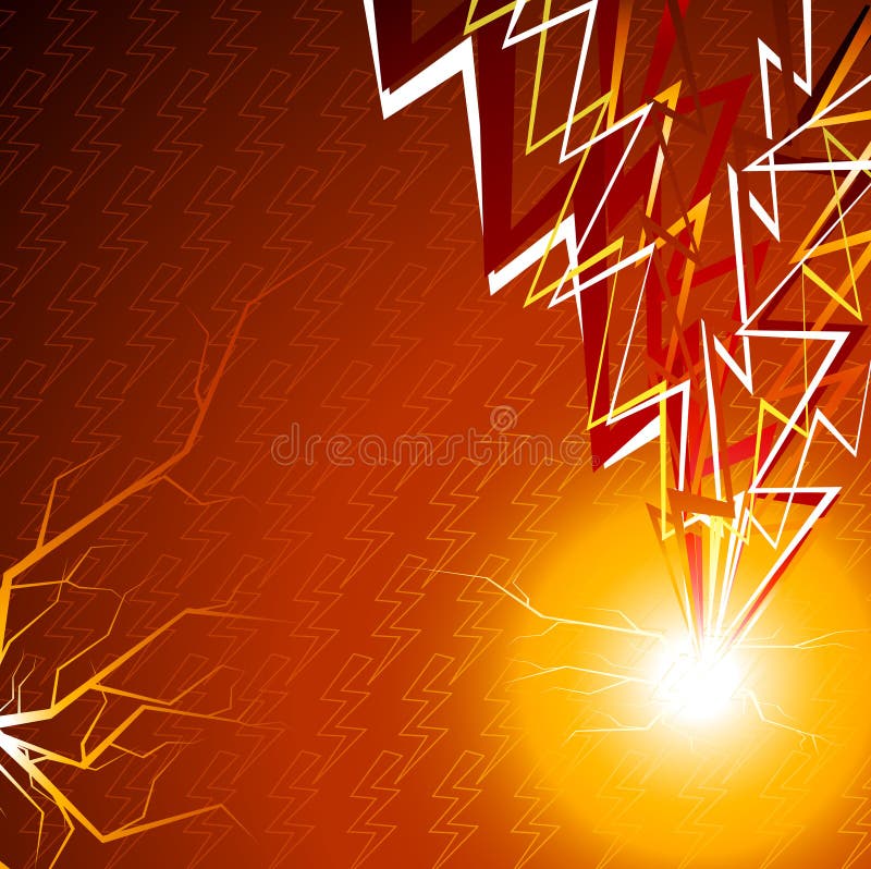 Flash Background with Light Rays and Stars Stock Illustration ...