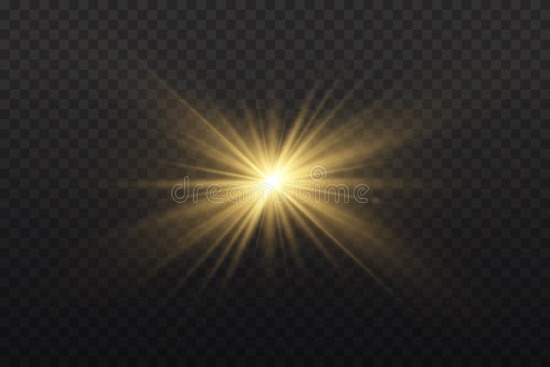 Flash Bright Star, Shining Sun, Sparkling Dust. Stock Vector ...