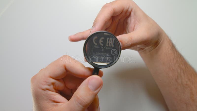Flash Card Diagnostics. Using a Magnifying Glass To Detect Defects ...