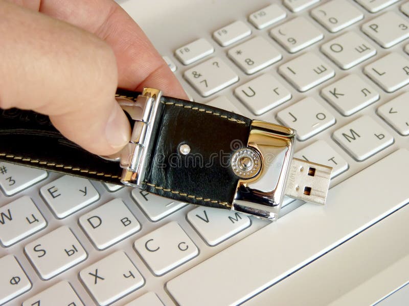 Flash card on the keyboard stock image. Image of memory - 46885375