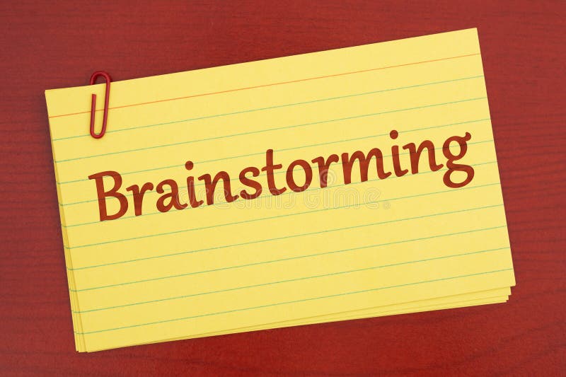 Flash Cards on Index Cards with Paperclip on a Desk Stock Photo - Image ...