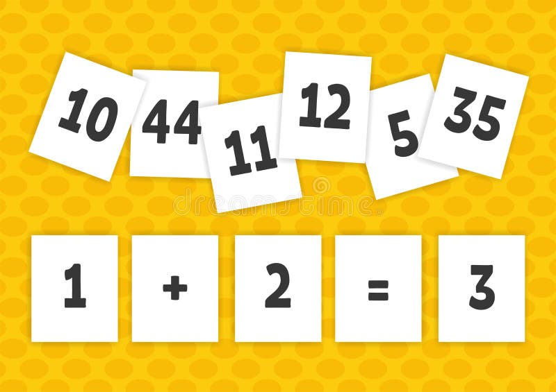 Numbers Flash Cards Stock Illustrations – 1,192 Numbers Flash Cards ...