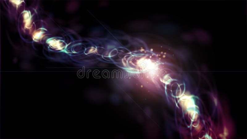 Flash in the Dark Night and Light, Bright Modern Background, 3d ...
