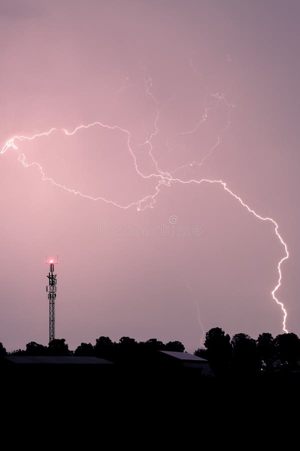 The flash stock image. Image of landscape, weather, flash - 44484107