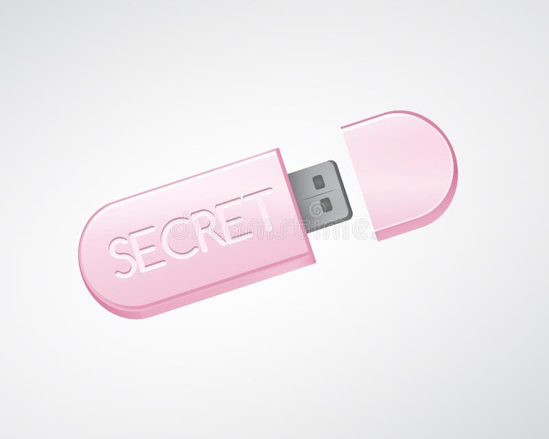 Flash disc stock illustration. Illustration of confidential - 30387317