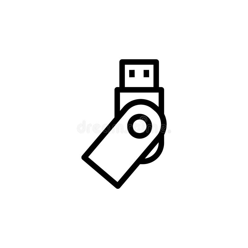 Flash Disk Icon Design Template Stock Vector - Illustration of icon ...