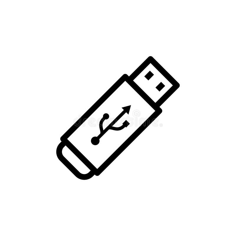 Flash Disk Icon Design Template Stock Vector - Illustration of creative ...