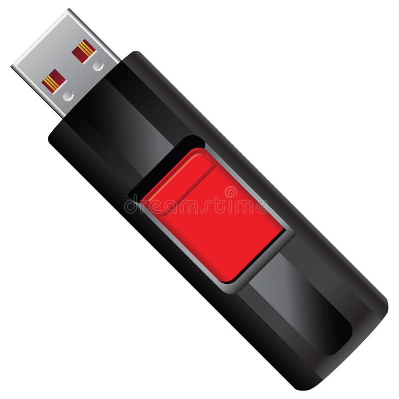 USB flash memory stock illustration. Illustration of macro - 44277267