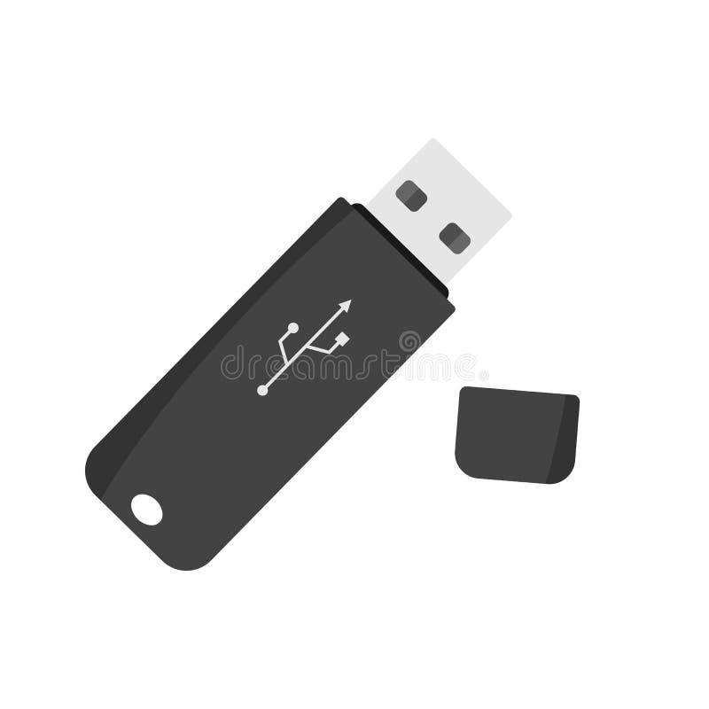 Set of usb flash cards. stock vector. Illustration of computer - 102206080