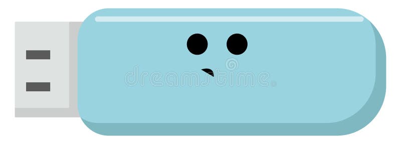 Flash Drive, Vector or Color Illustration Stock Vector - Illustration ...