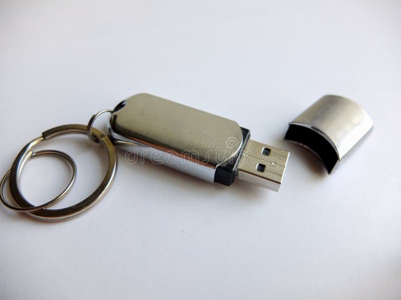 Flash Drive in a Protected Metal Case. Stock Photo - Image of safeguard ...