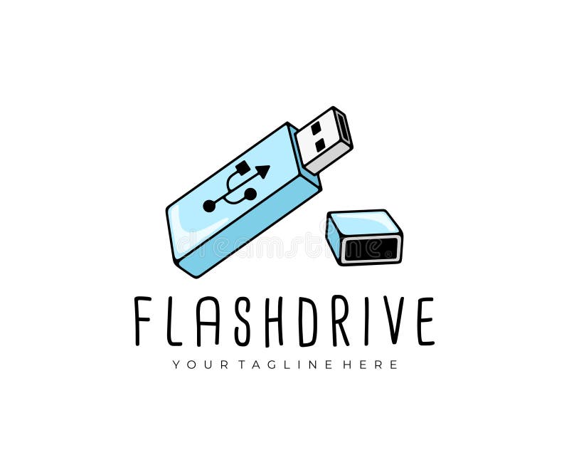 Flash Drive, Usb Pendrive, Usb Thumb Drive and Usb Stick, Logo Design ...