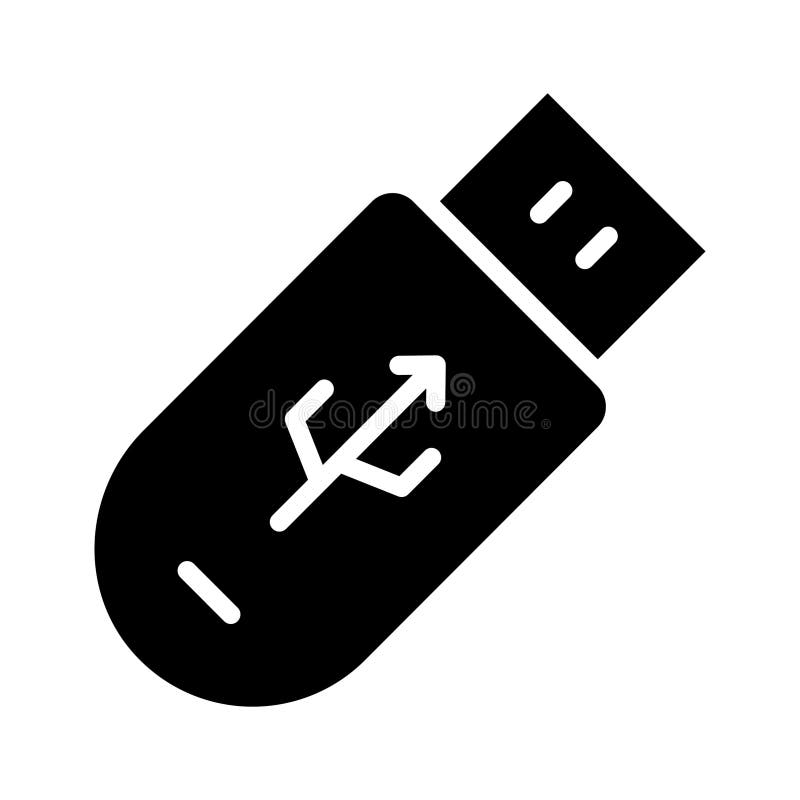 Flash Drive Vector in Modern Style, Editable Vector of Universal Serial ...