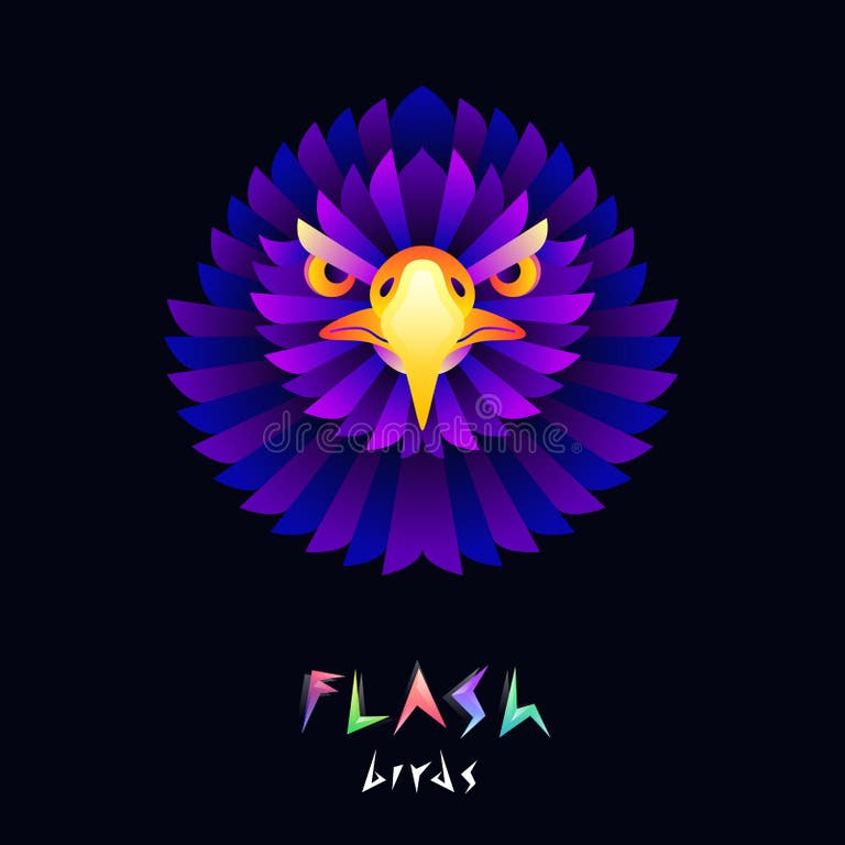 Flash eagle illustration stock vector. Illustration of ensign - 234897320