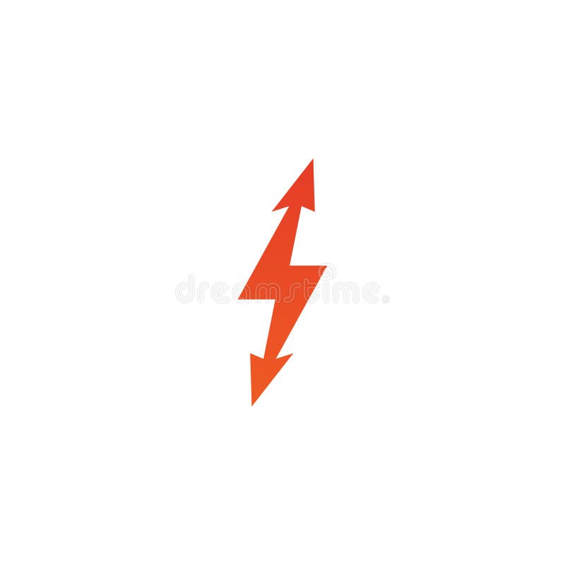 Flash Electric Icon Logo Design Template Stock Vector - Illustration of ...