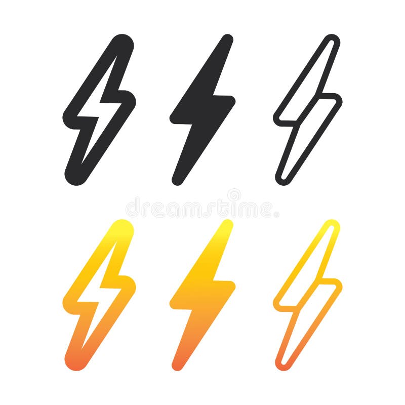 Flash Electric Logo Vector Icon Illustration Design Template. Bolt ...