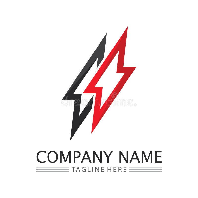 Flash Electric Logo Vector Icon Illustration Design Template. Bolt ...