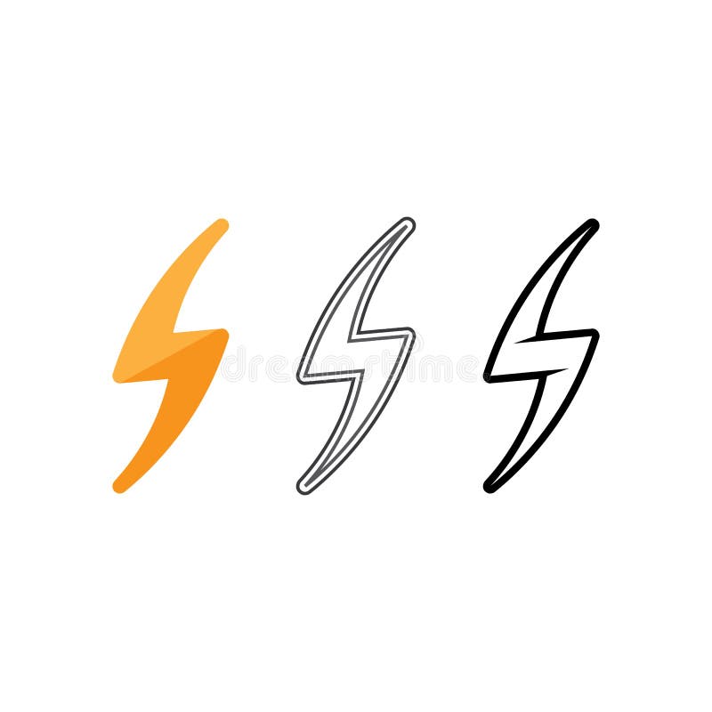 Flash Electric Logo Vector Icon Illustration Design Template. Bolt ...