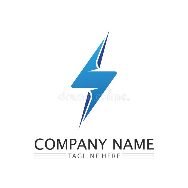 Flash Electric Logo Vector Icon Illustration Design Template. Bolt ...