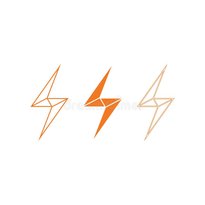 Flash Electric Logo Vector Icon Illustration Design Template. Bolt ...